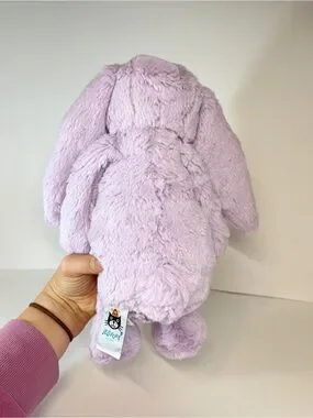 Toys | Jellycat Medium Bashful Lilac Purple Bunny Rabbit Plush Stuffed ...
